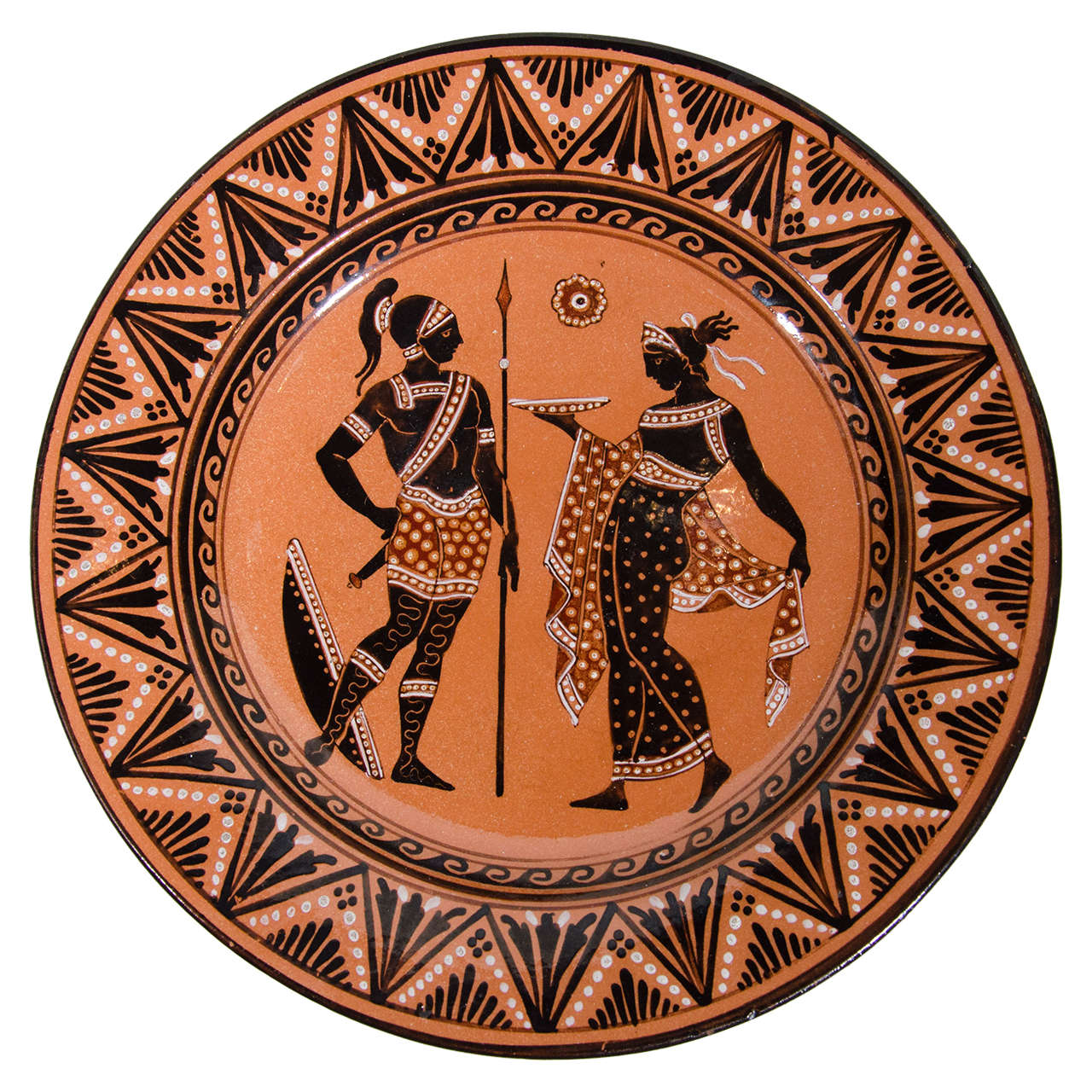 Naples Giustiniani Etruscan Dish at 1stDibs