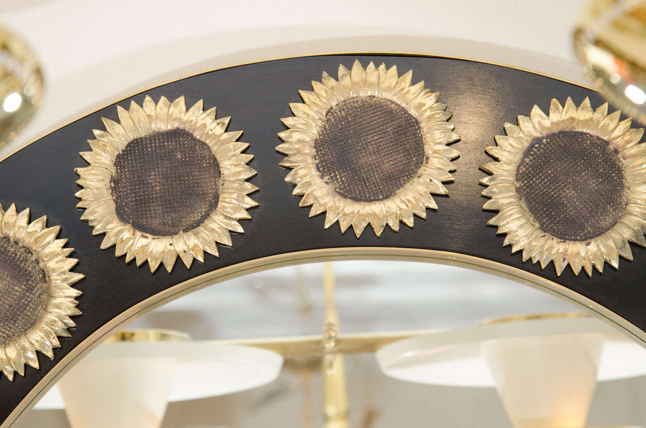 Sunflower Surround Mirror at 1stDibs