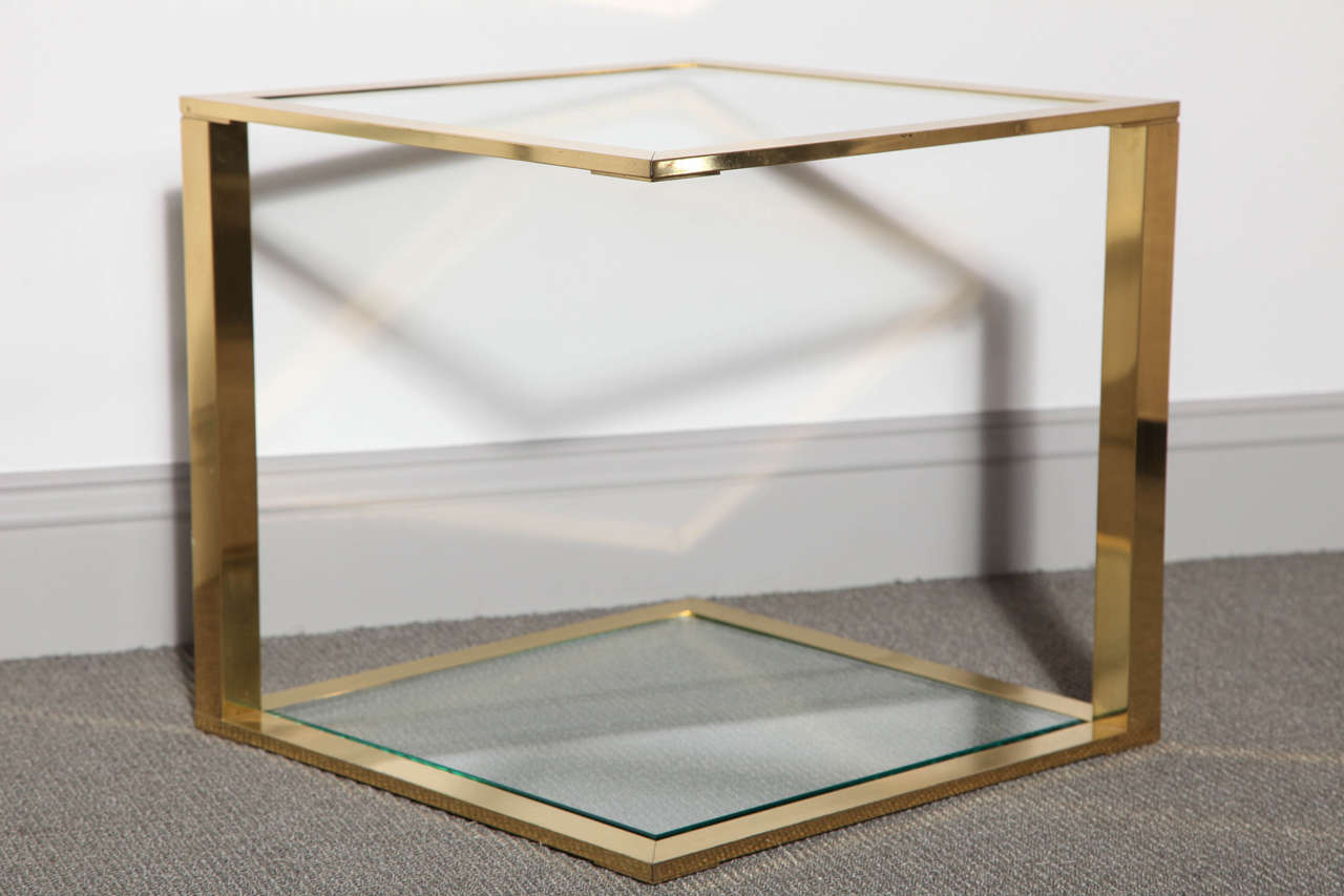 Pair of Metal Tables at 1stDibs