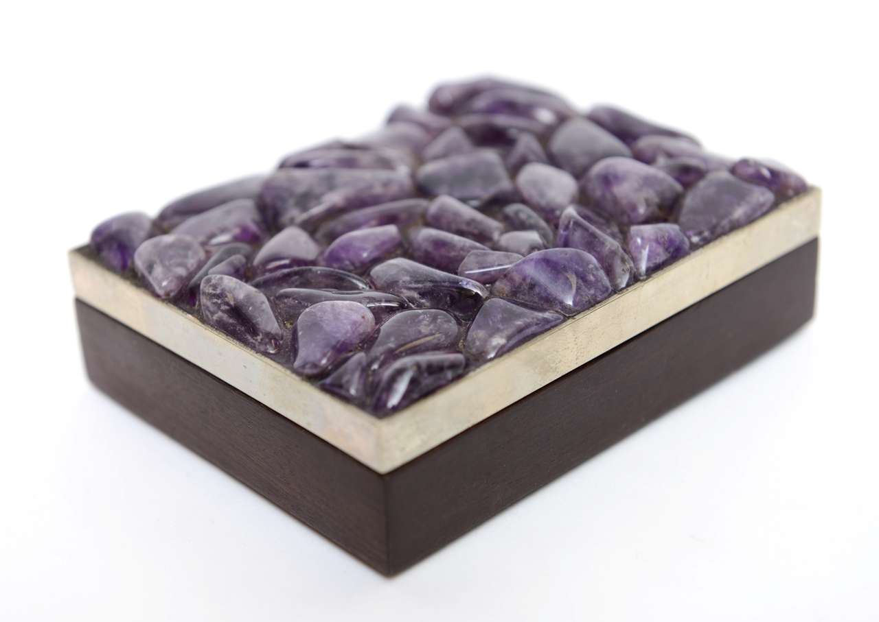 Los Castillo Amethyst Box at 1stDibs