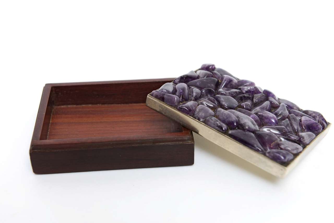 Los Castillo Amethyst Box at 1stDibs