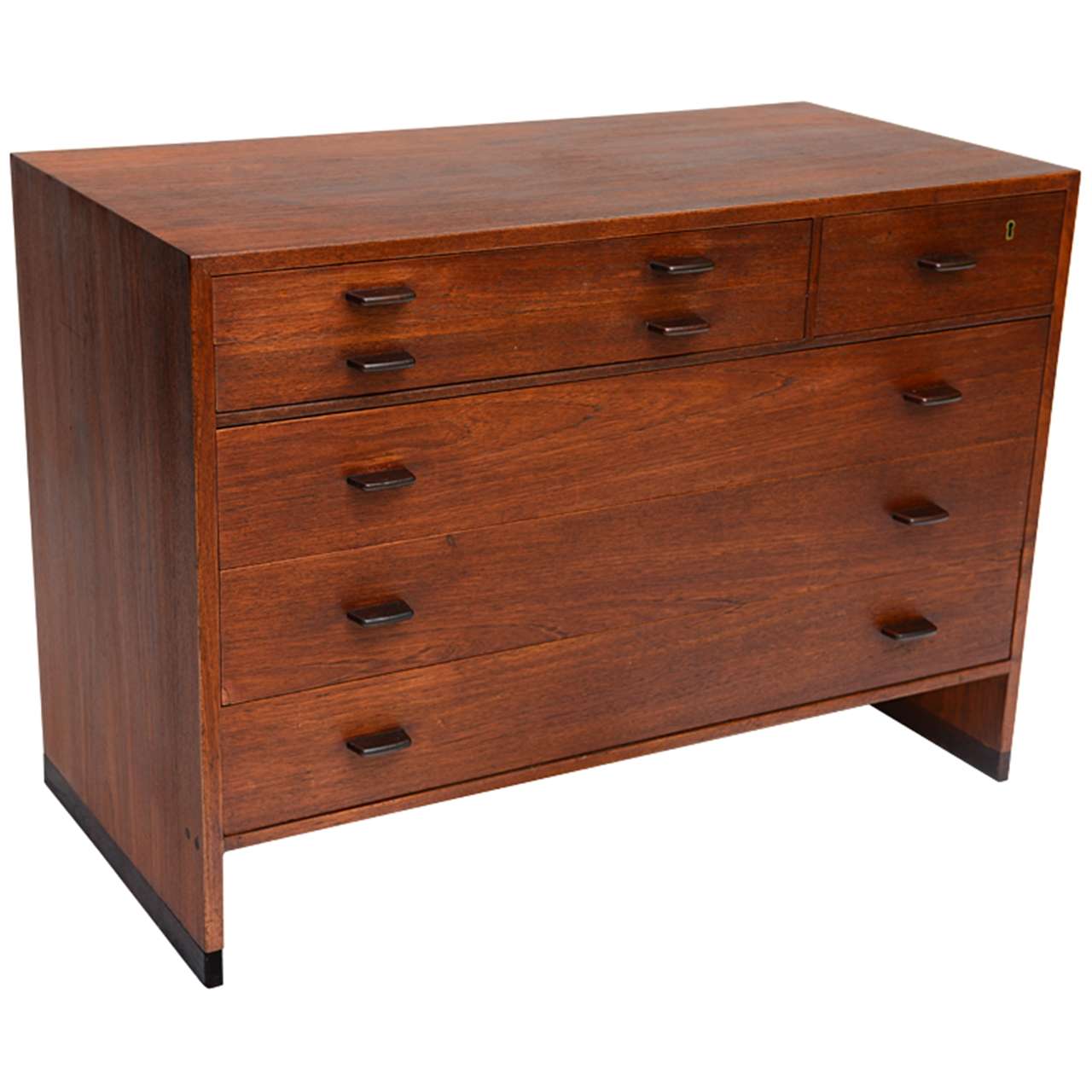 Stellar Hans Wegner Teak Dresser for Ry Mobler/George Tanier at 1stDibs ...