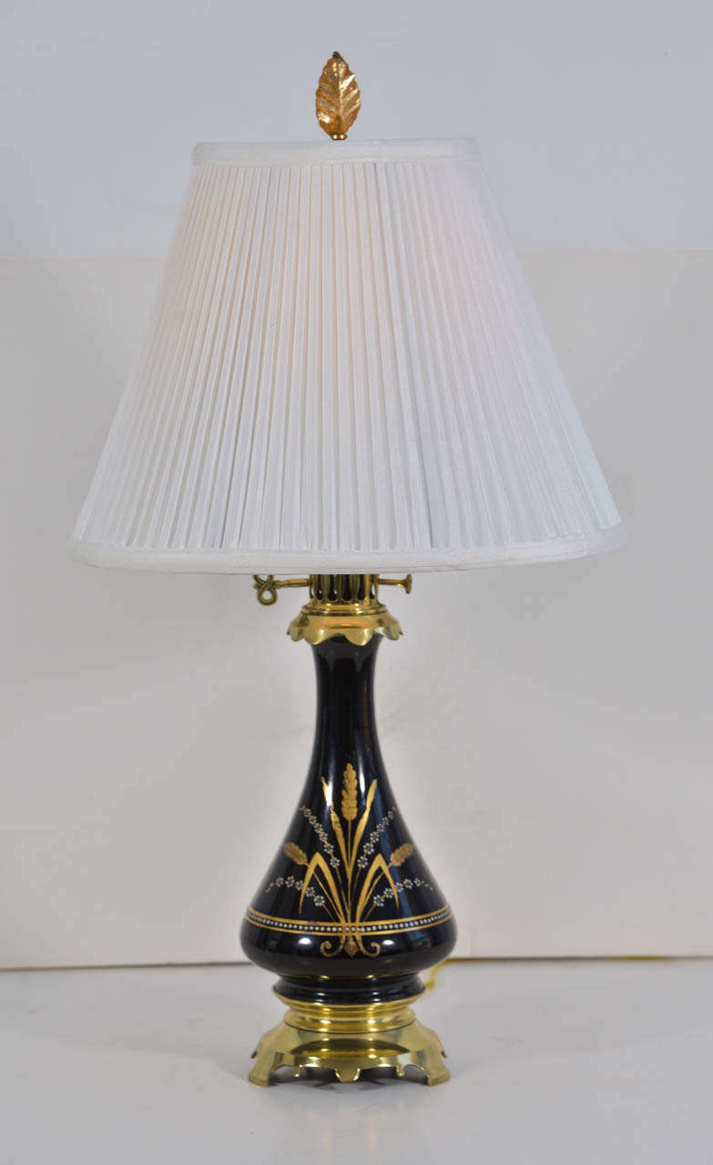 Carcel or Moderator Oil Lamp, Electrified For Sale at 1stDibs ...