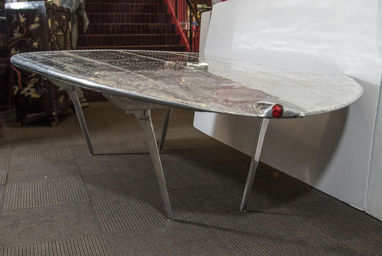 Vintage World War ii Dakota DC-3 Airplane Wing Table at 1stDibs