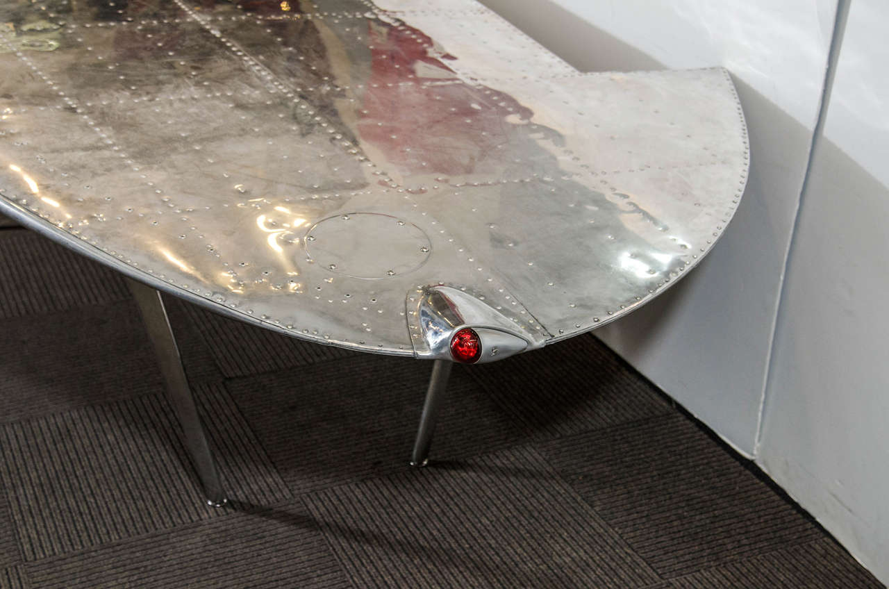 Vintage World War ii Dakota DC-3 Airplane Wing Table at 1stDibs