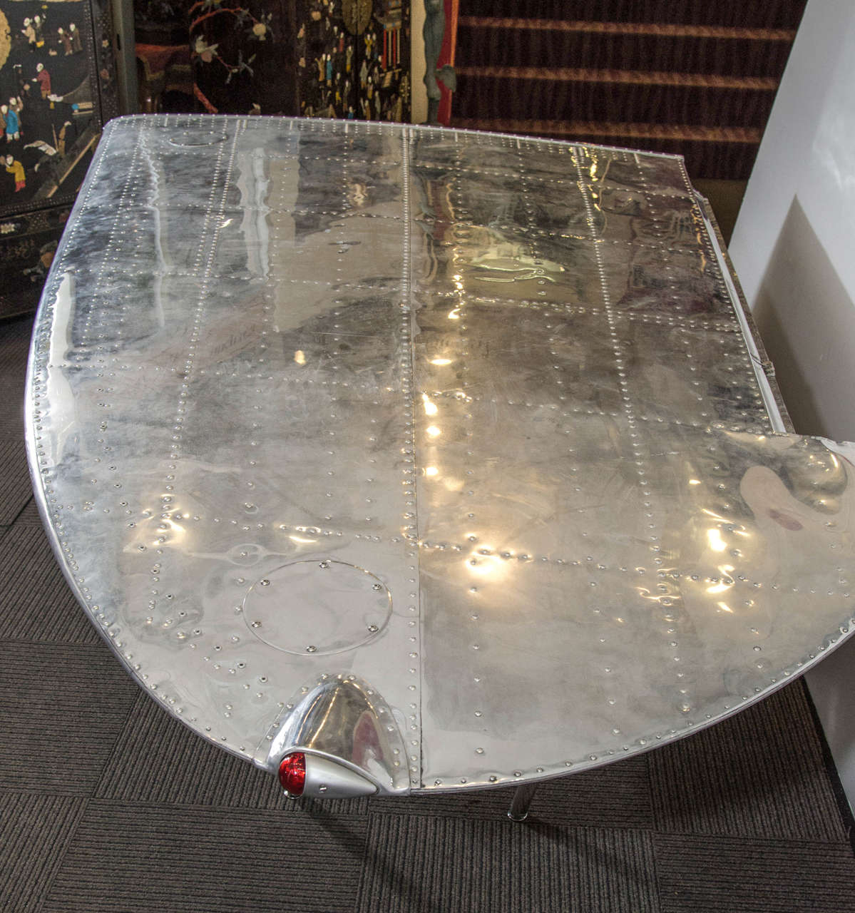 Vintage World War ii Dakota DC-3 Airplane Wing Table at 1stDibs