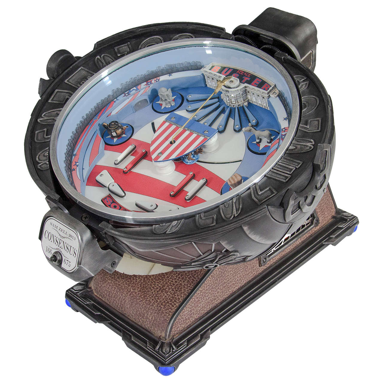 Sam Zell Automaton Sculpture Titled, "Consensus 2013" Satirizing ...