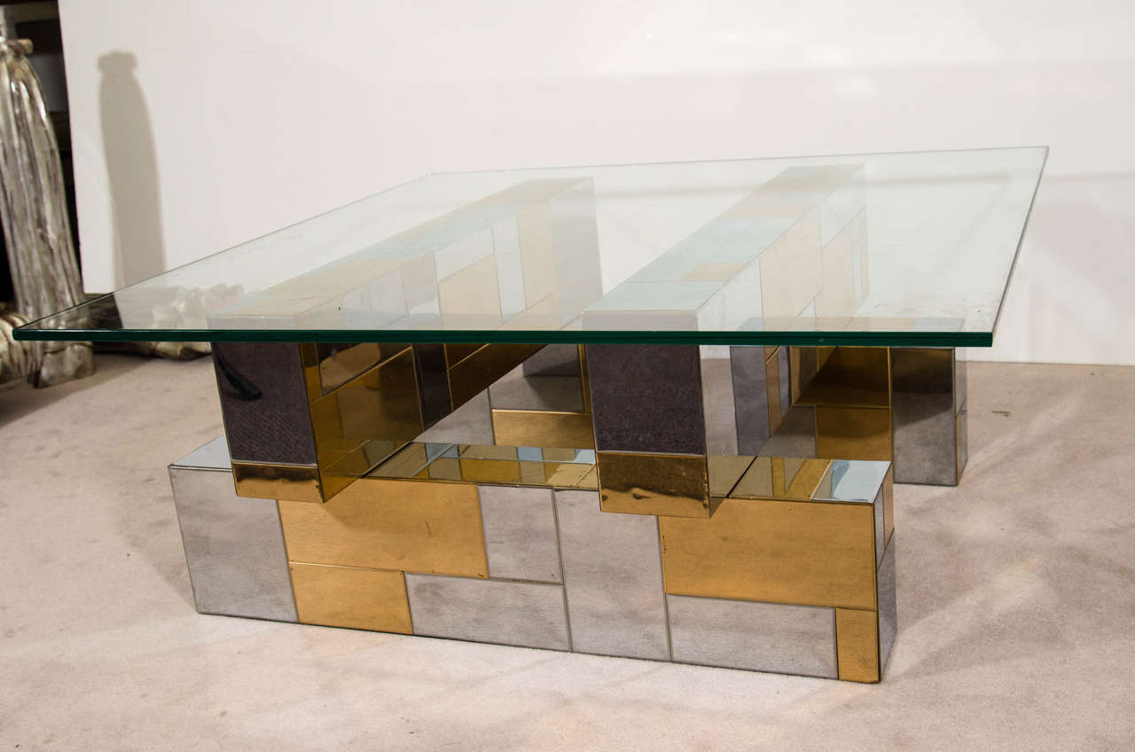 A Paul Evans Cityscape Patchwork Coffee and Cocktail Table at 1stDibs | paul evans cityscape ...