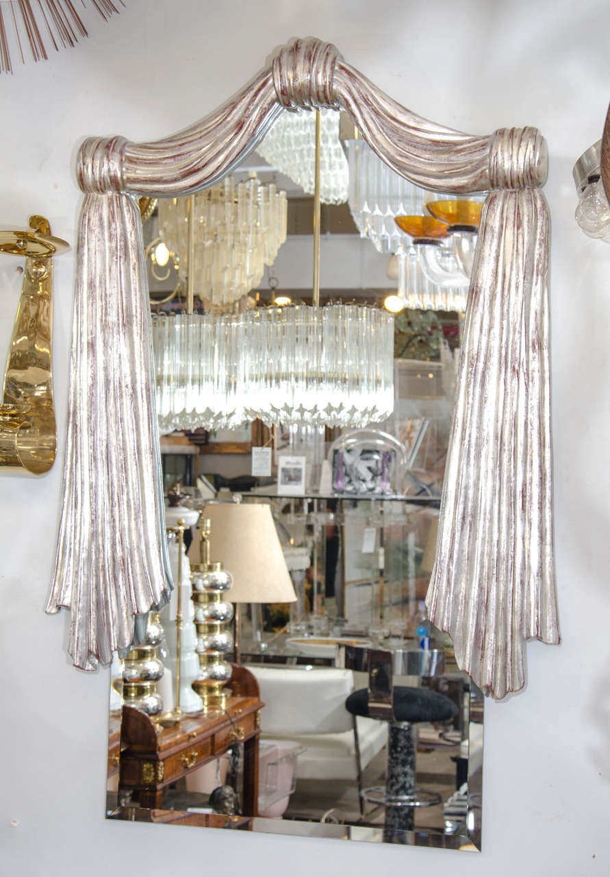 Hollywood Regency Style Casa Bique Swag Wall-Mounted Console with ...