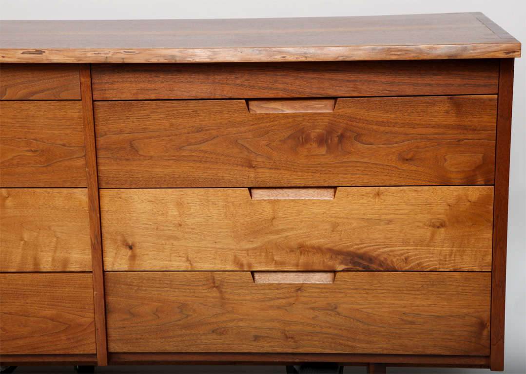 Rare George Nakashima Twelve Drawer Dresser at 1stDibs