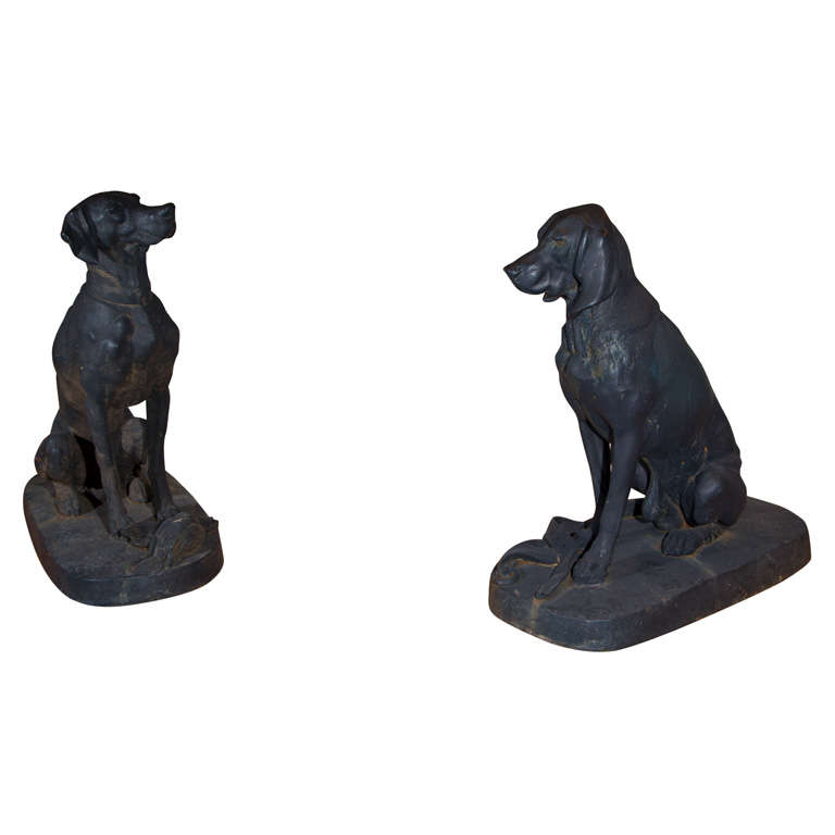 Cast Iron Dogs - 38 For Sale on 1stDibs