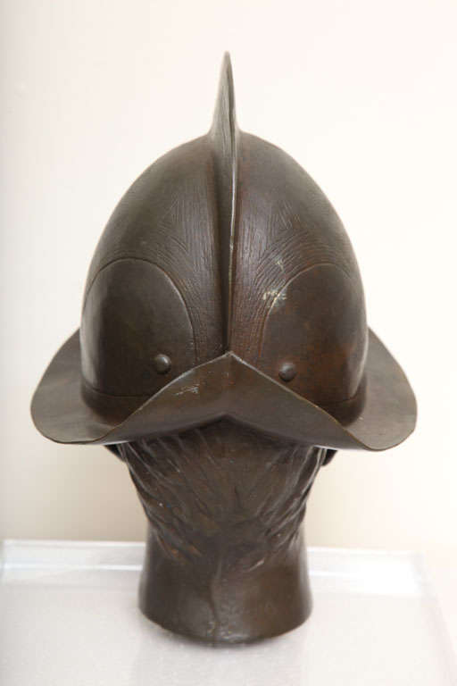 Bronze Conquistador Head Sculpture of Balboa at 1stDibs