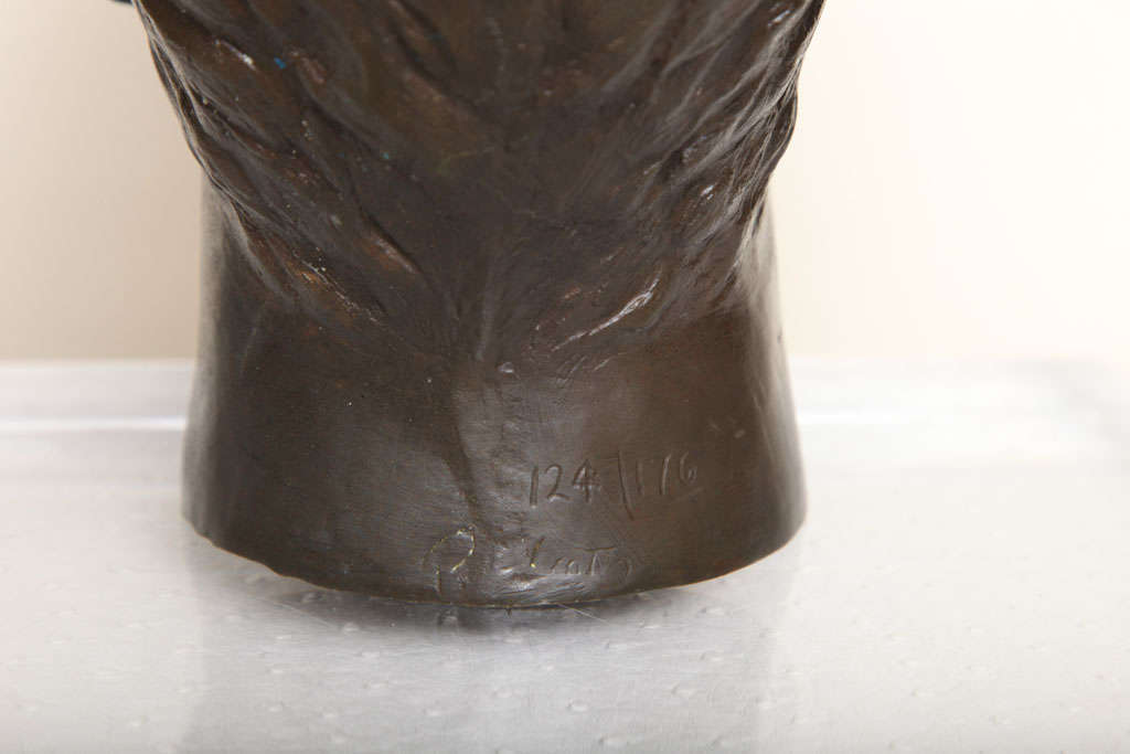 Bronze Conquistador Head Sculpture of Balboa at 1stDibs