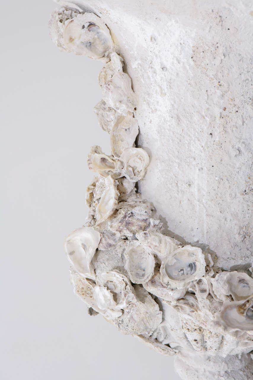 Grotto Style Shell Encrusted Urns on Pedestals at 1stDibs | venetian ...
