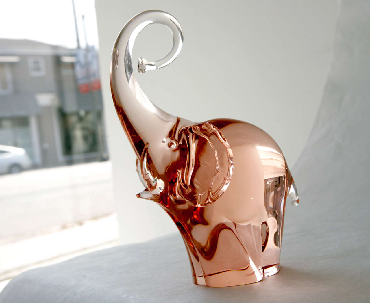 Pink Elephant by Livio Seguso at 1stDibs