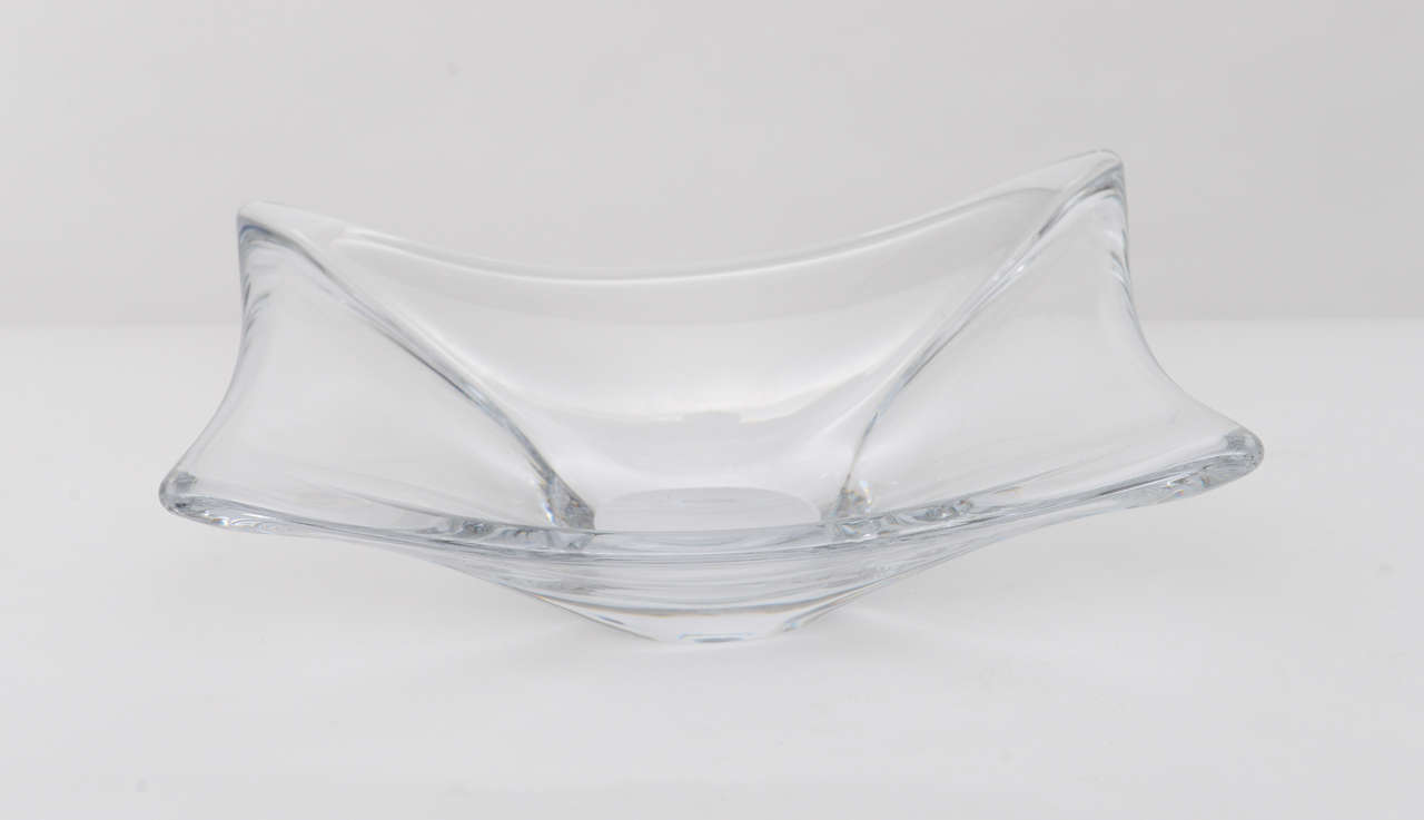 Daum Crystal Bowl at 1stDibs