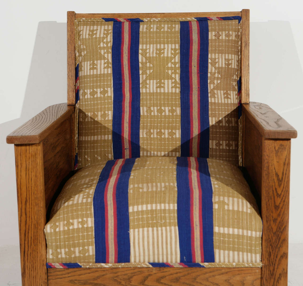 Late 19th Century American Craftsman Mission Style Oak Rocking Chair at ...