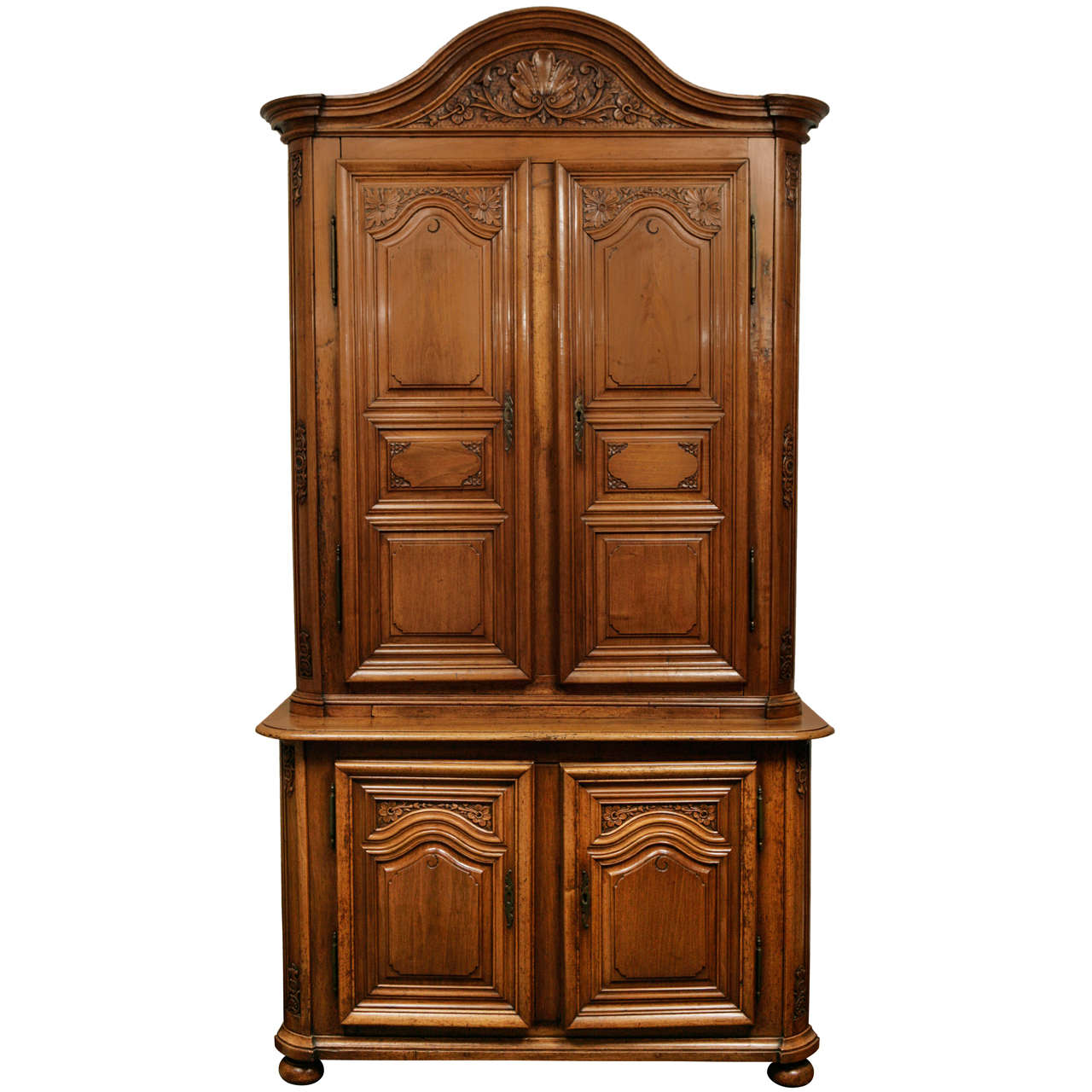 18th Century French Two Part Cabinet For Sale at 1stDibs