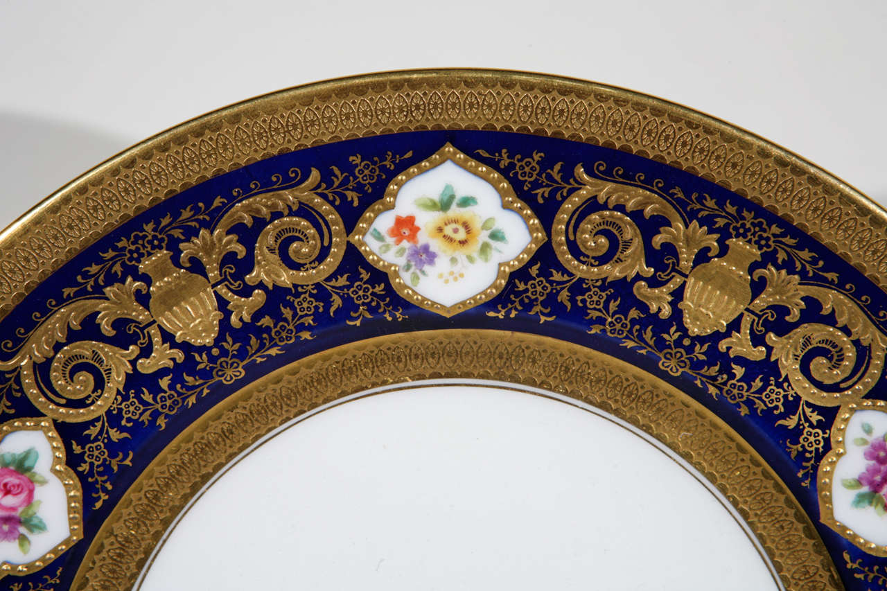 Set of 12 English Cowell and Hubbard Company Plates For Sale at 1stDibs ...