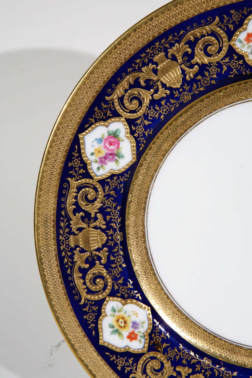 Set of 12 English Cowell and Hubbard Company Plates For Sale at 1stDibs ...