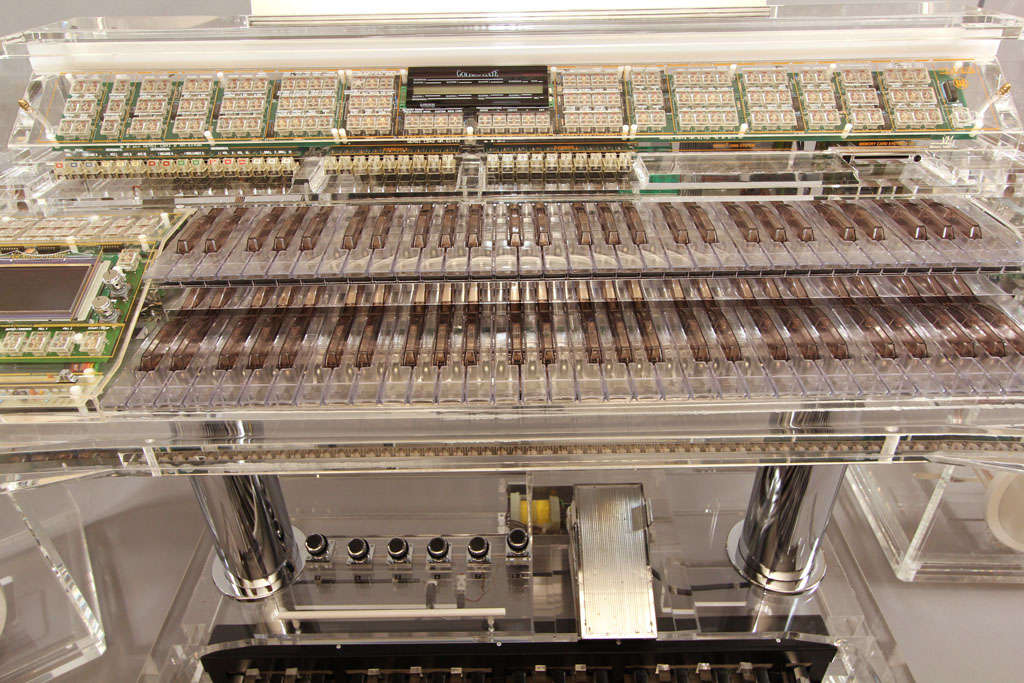 Mesmerizing Super Rare Lucite Wersi Gala Organ Flagship Number 3 at ...