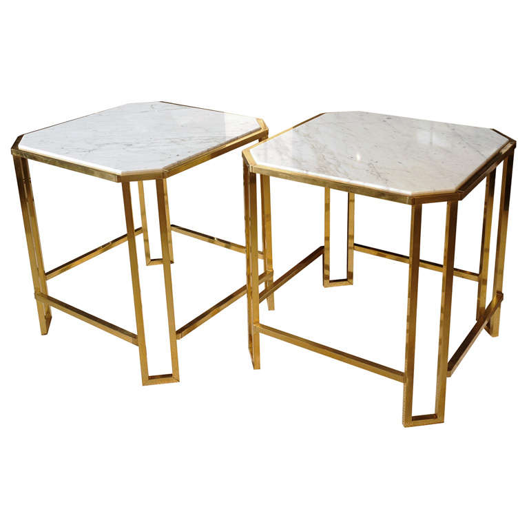 Pair of sideTables at 1stDibs