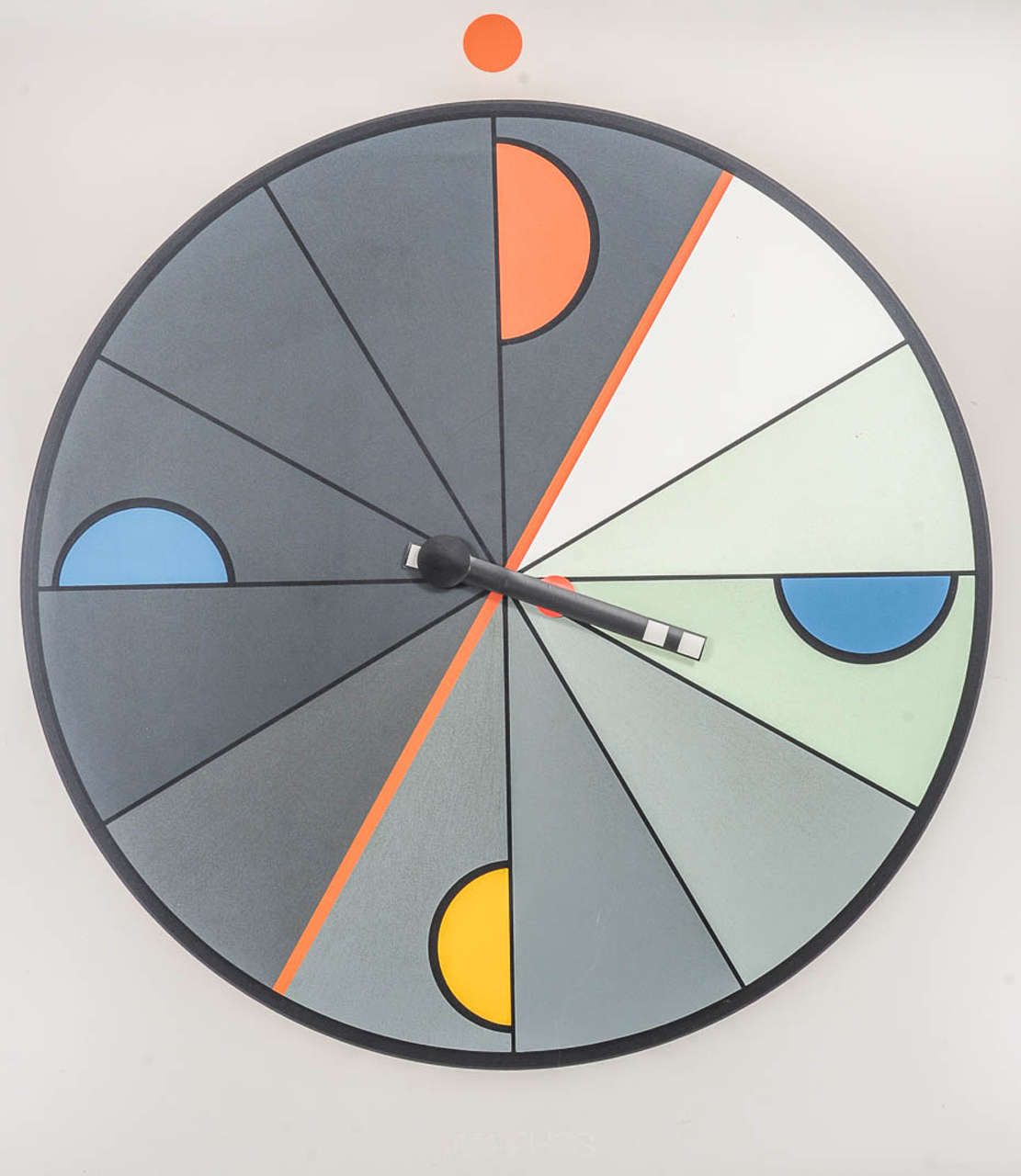 Oversized Wall Clock in Memphis Style by Morphos at 1stDibs | memphis ...