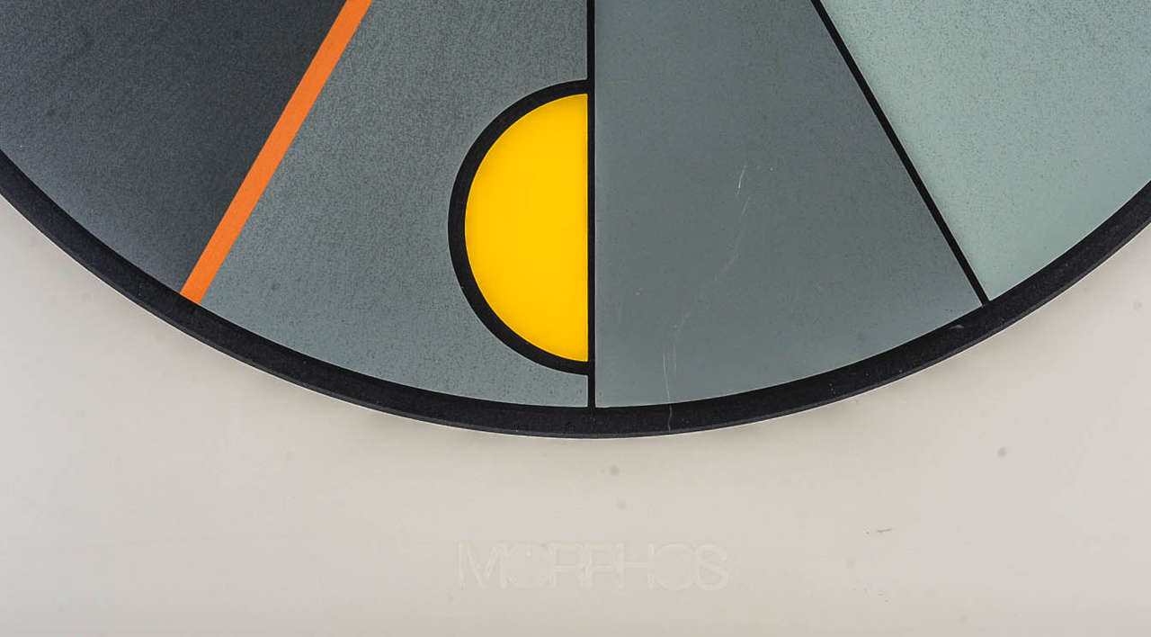 Oversized Wall Clock in Memphis Style by Morphos at 1stDibs | memphis ...