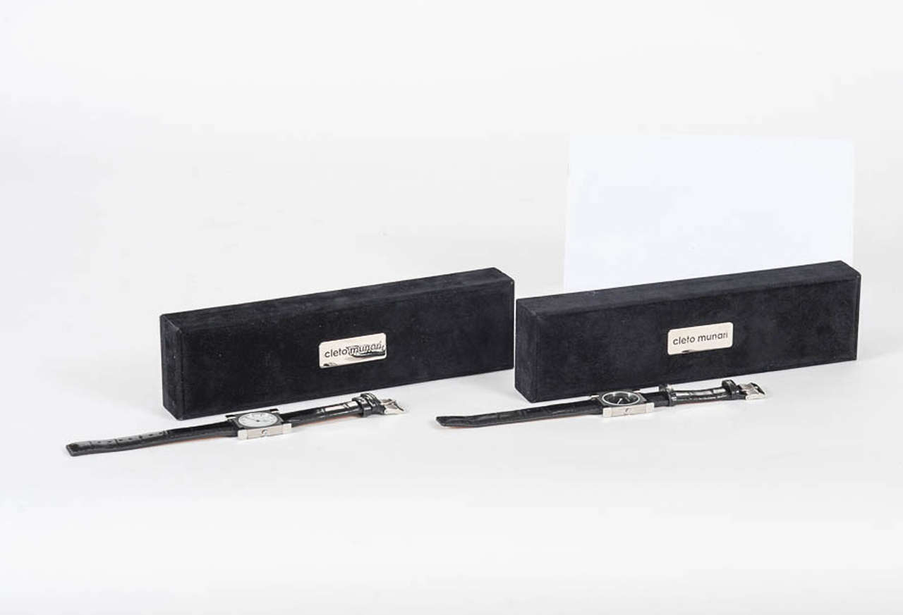 Ettore Sottsass Watch for Cleto Munari at 1stDibs | cleto munari watch