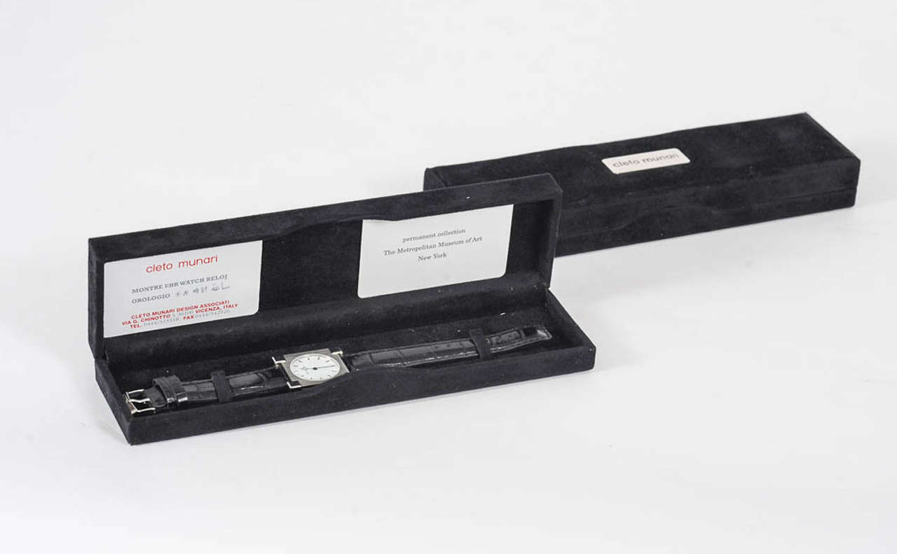 Ettore Sottsass Watch for Cleto Munari at 1stDibs | cleto munari watch