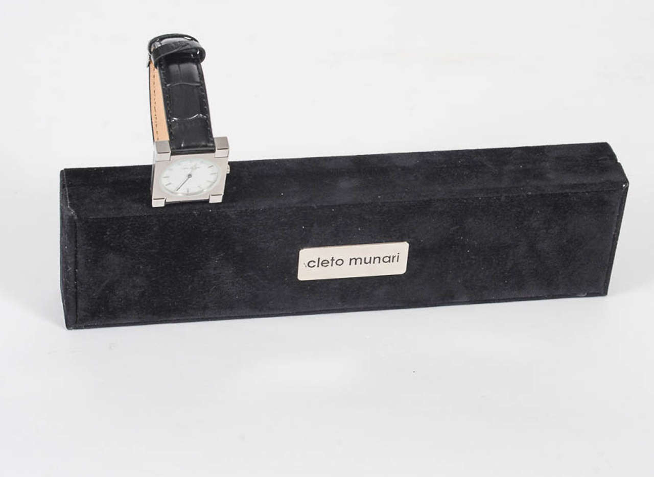 Ettore Sottsass Watch for Cleto Munari at 1stDibs | cleto munari watch