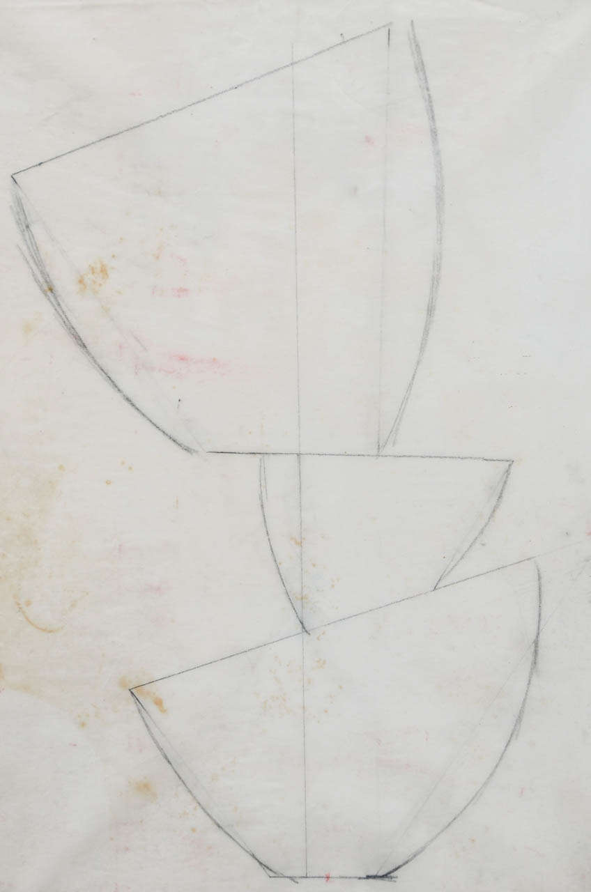 Jean Hans Arp, Pencil Drawing For Sale at 1stDibs