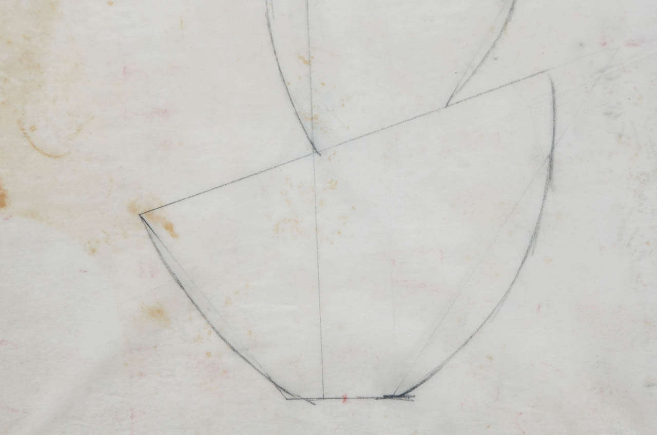 Jean Hans Arp, Pencil Drawing For Sale at 1stdibs