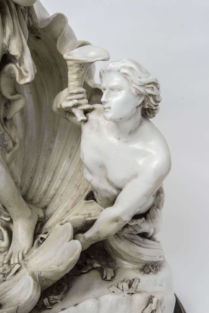 Monumental 19th Century Capodimonte Porcelain of Amphitrite on a ...