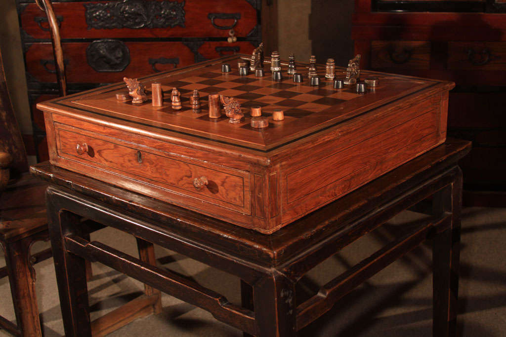 Large Philippine Moro Chess Set and Game Box For Sale at 1stDibs ...