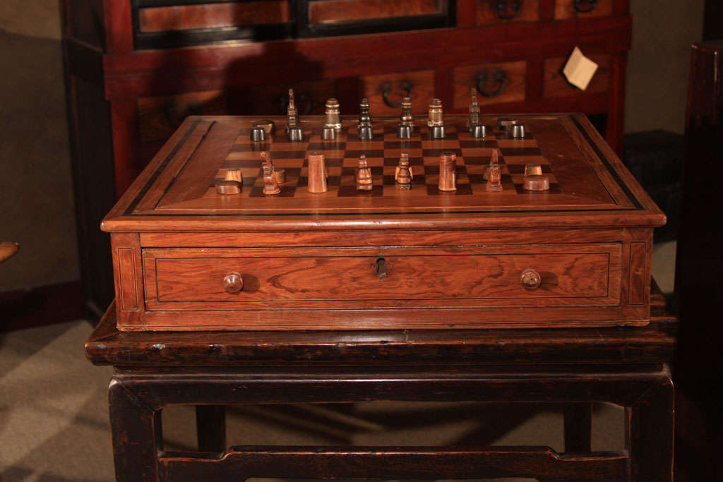 Large Philippine Moro Chess Set and Game Box For Sale at 1stDibs ...
