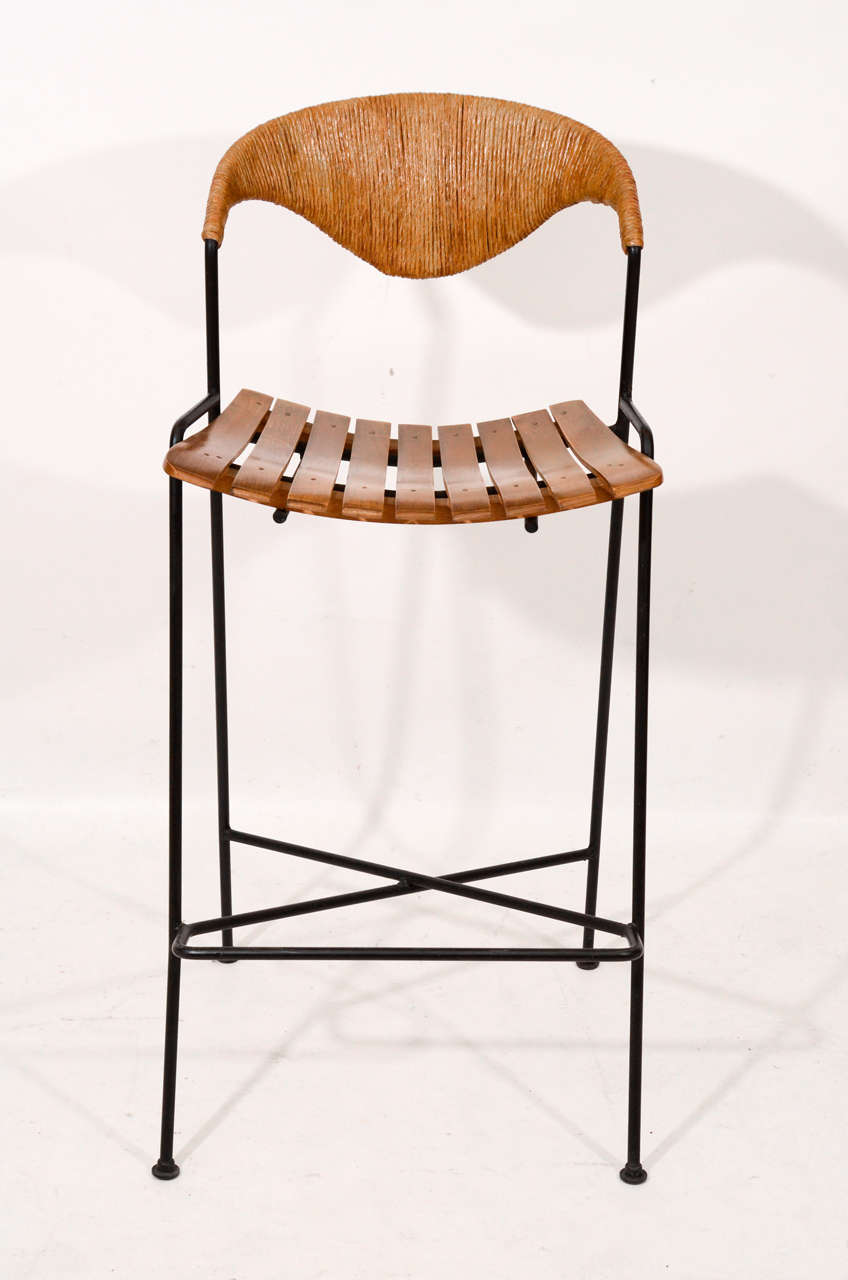 Pair of Arthur Umanoff Bar Stools at 1stDibs