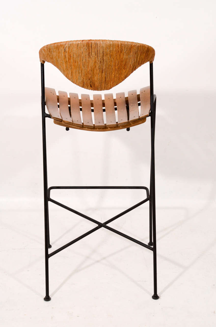 Pair of Arthur Umanoff Bar Stools at 1stDibs