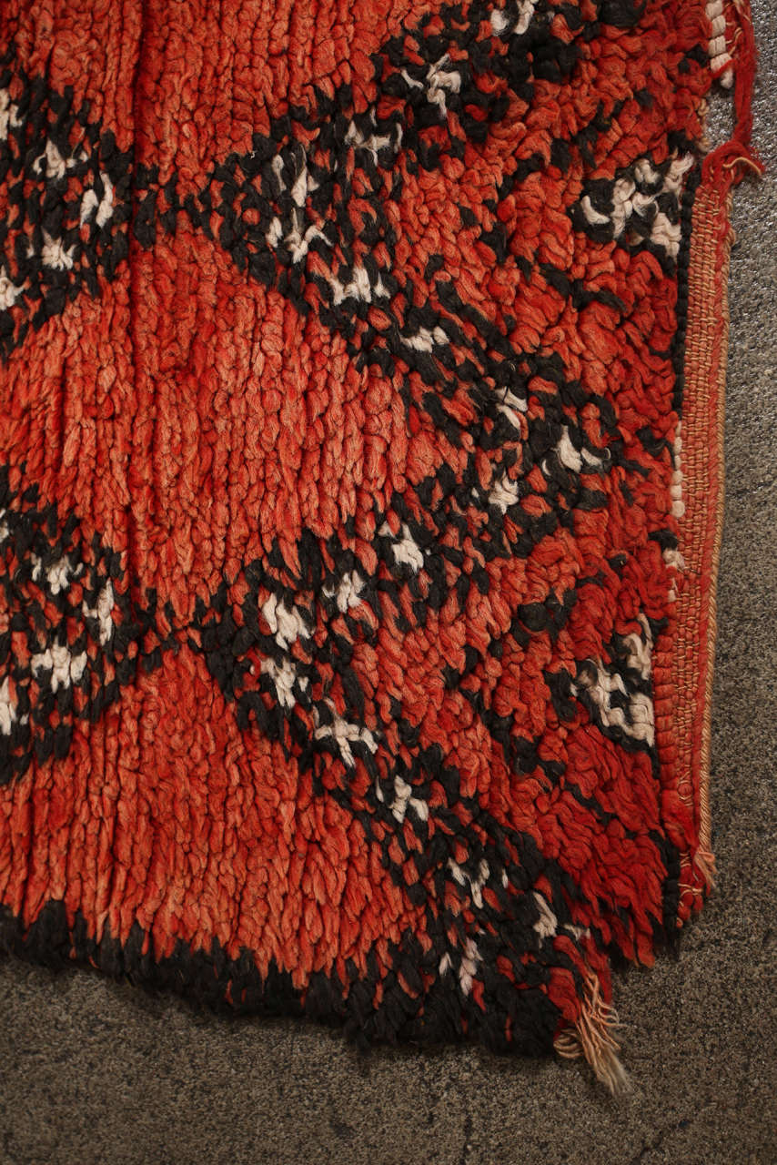 Vintage Moroccan Red Tribal Rug North Africa For Sale at 1stDibs | red ...