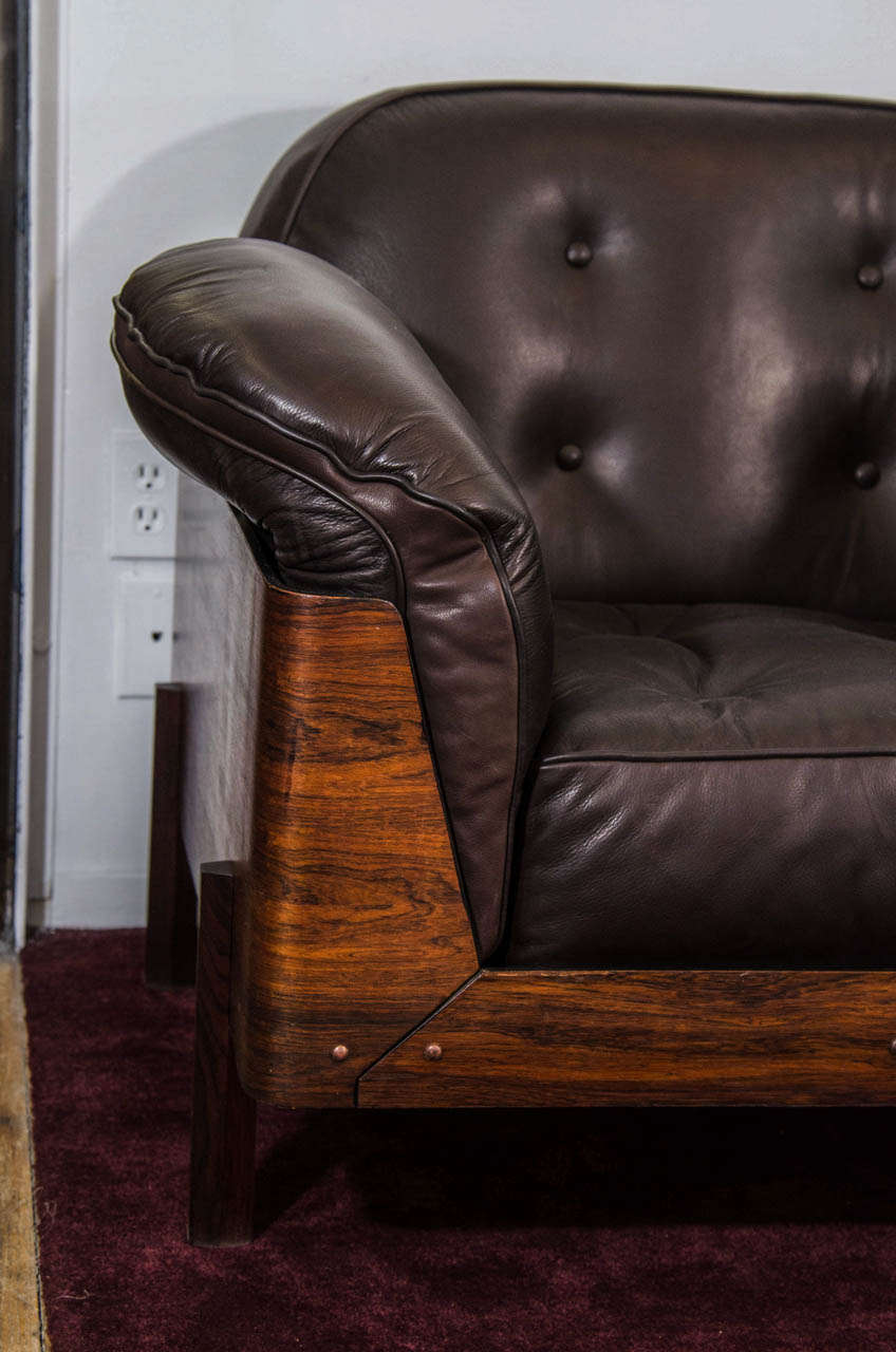 A Mid Century Skeleton Back Lounge Chair by Jorge Zalszupin at 1stDibs