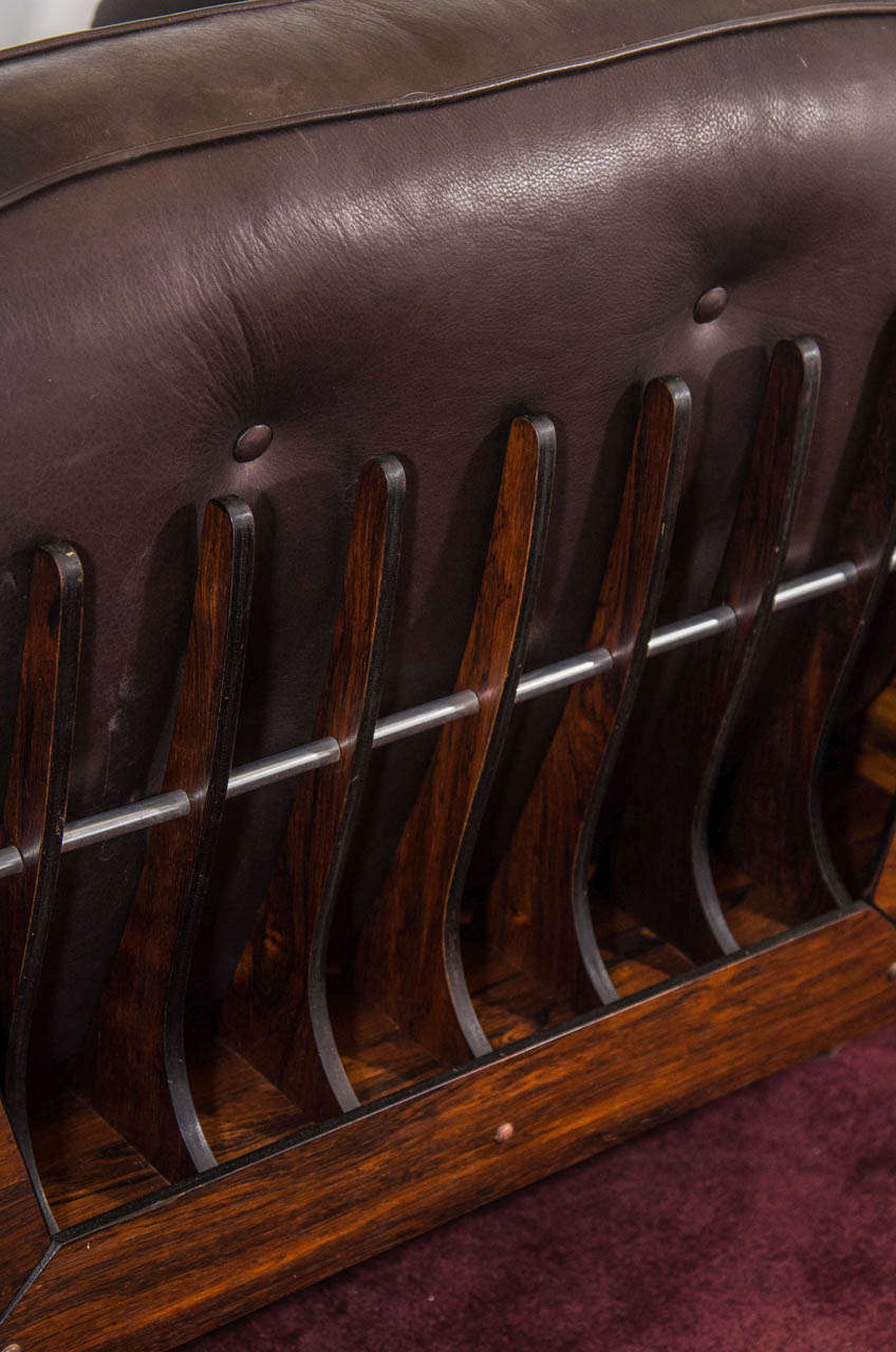 A Mid Century Skeleton Back Lounge Chair by Jorge Zalszupin at 1stDibs