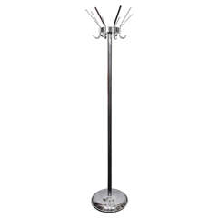 A Vintage Chrome Coat Stand with Eight Hooks at 1stDibs | vintage ...