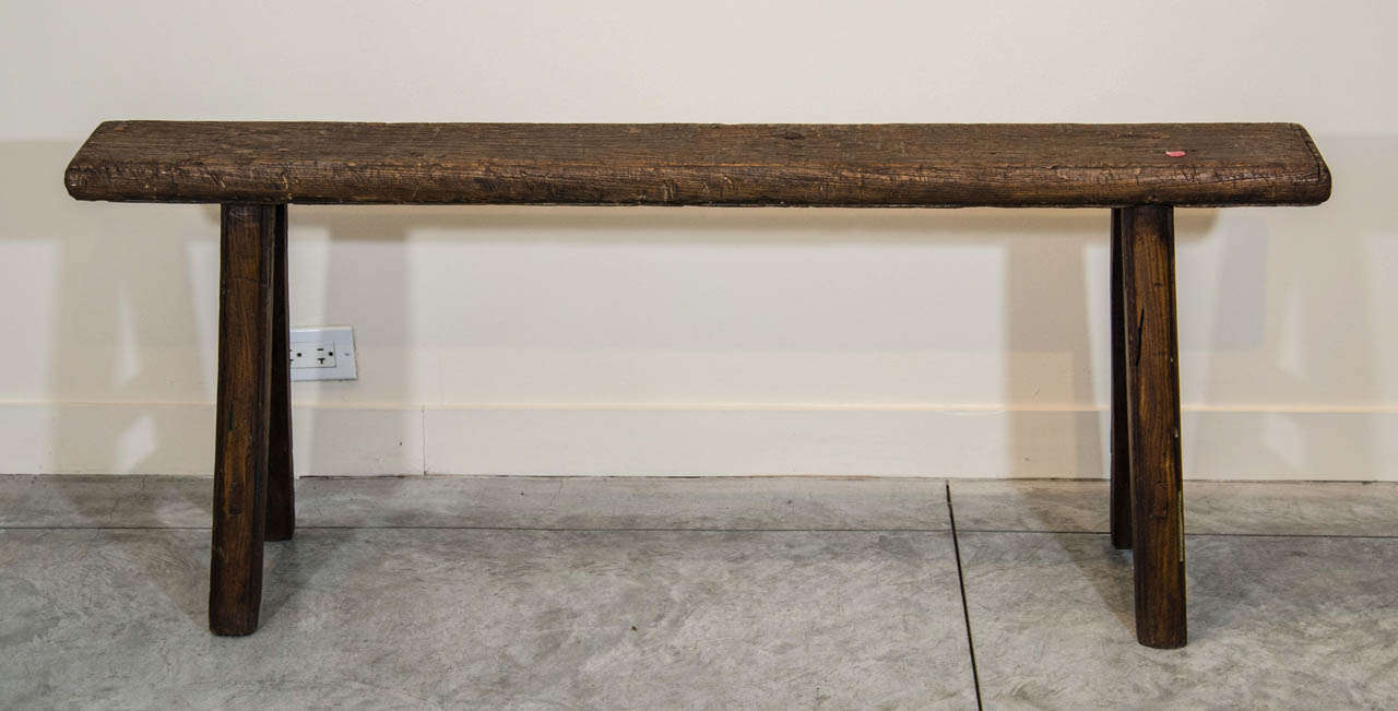 Simple Country Bench at 1stDibs