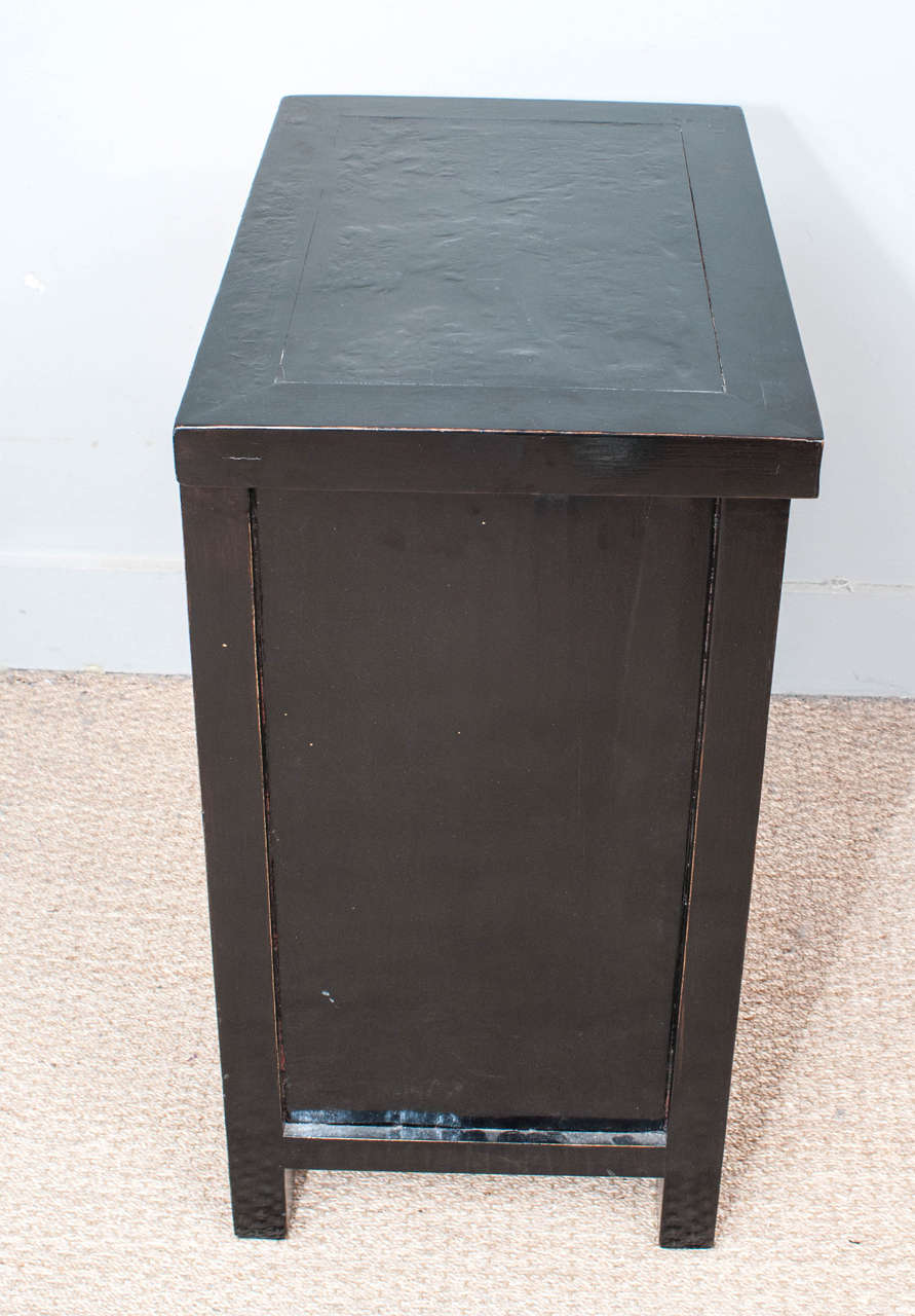 Pair of Chinese Red Lacquer Chests, 19th Century at 1stDibs