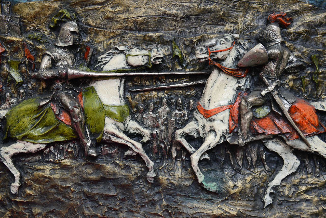 Medieval Knight Wall Panel Signed by J. Segura at 1stDibs | j segura ...