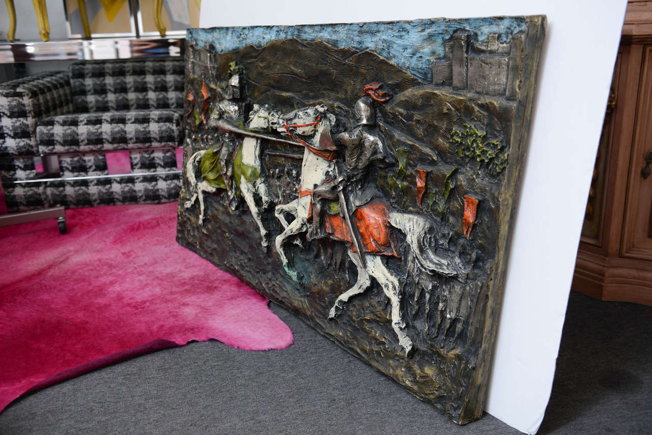 Medieval Knight Wall Panel Signed by J. Segura at 1stDibs | j segura ...