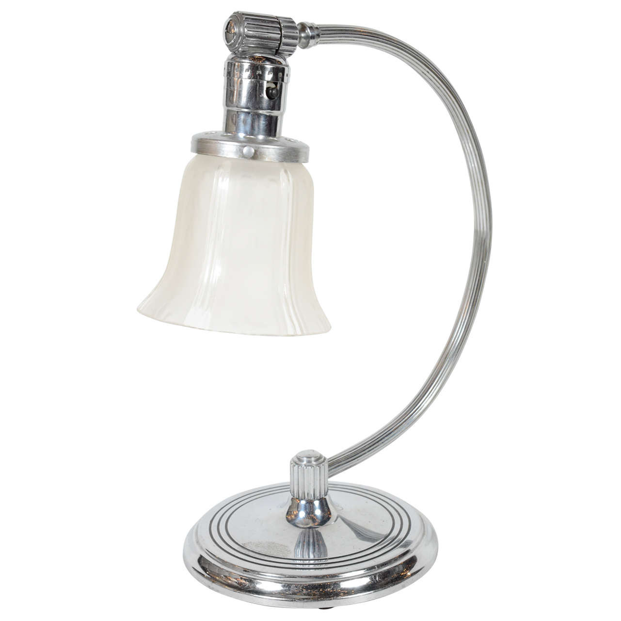 American Markel Art Deco/Machine Age Original Finish Table Lamp For ...