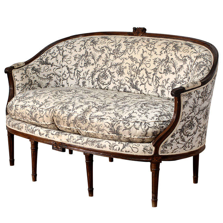 Louis XVI Style Canape Corbeille (Sofa) at 1stDibs | canapé corbeille ...
