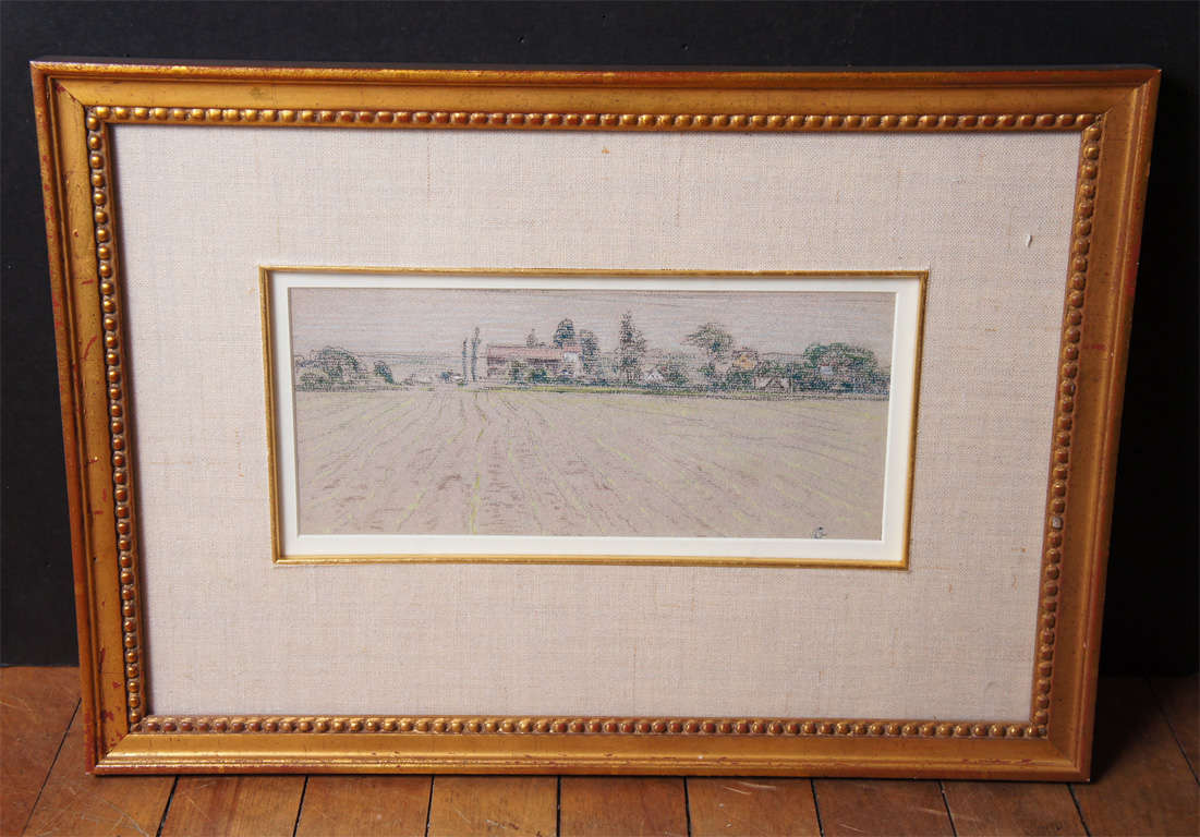 Untitled Walter Clark Pastel For Sale at 1stDibs