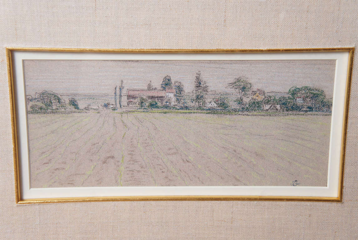 Untitled Walter Clark Pastel For Sale at 1stDibs